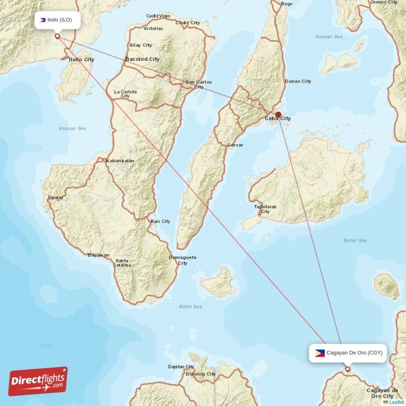 Direct flights from Iloilo to Cagayan De Oro, ILO to CGY non-stop ...