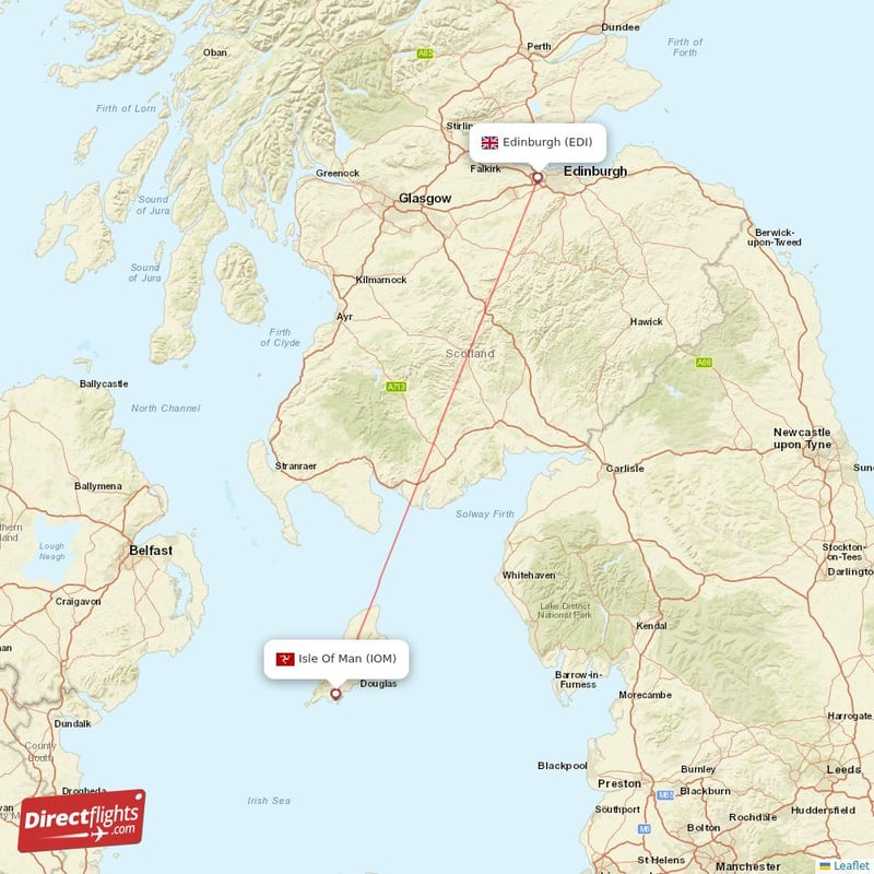 Direct flights from Isle Of Man to Edinburgh, IOM to EDI non-stop ...