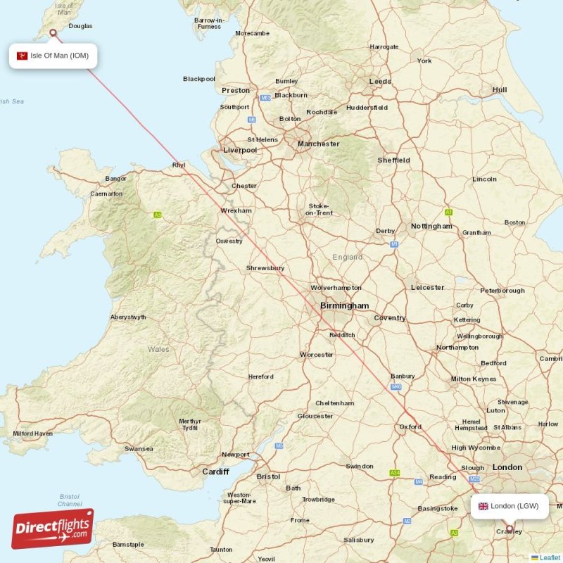 Direct flights from Isle Of Man to London, IOM to LGW non-stop ...