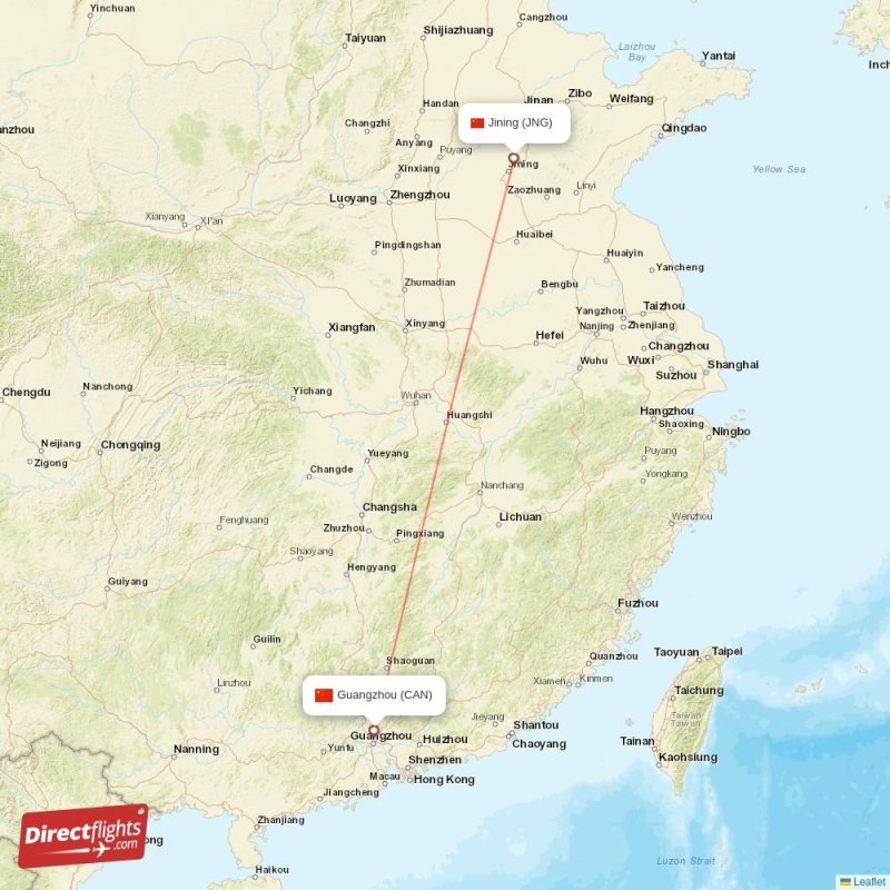 Direct flights from Jining to Guangzhou, JNG to CAN non-stop ...
