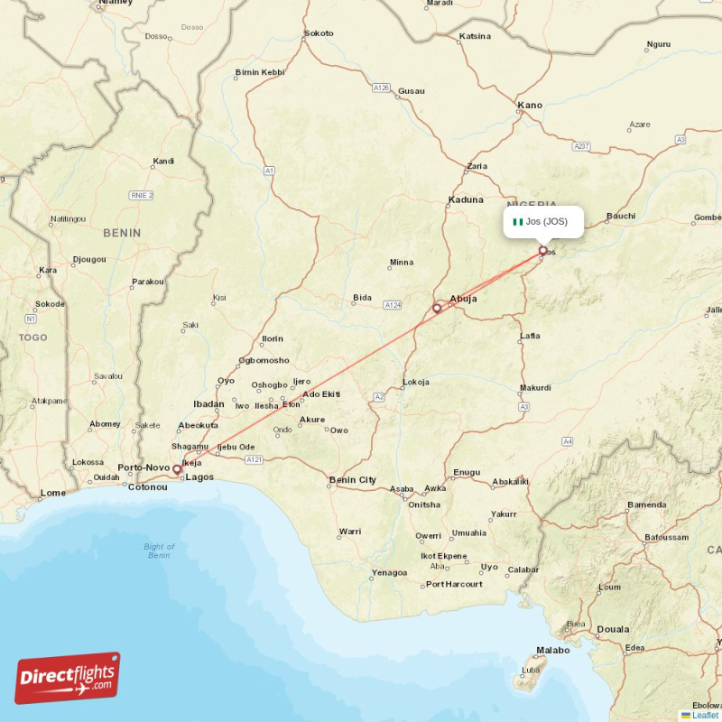Direct flights to Jos - JOS, Nigeria - Directflights.com
