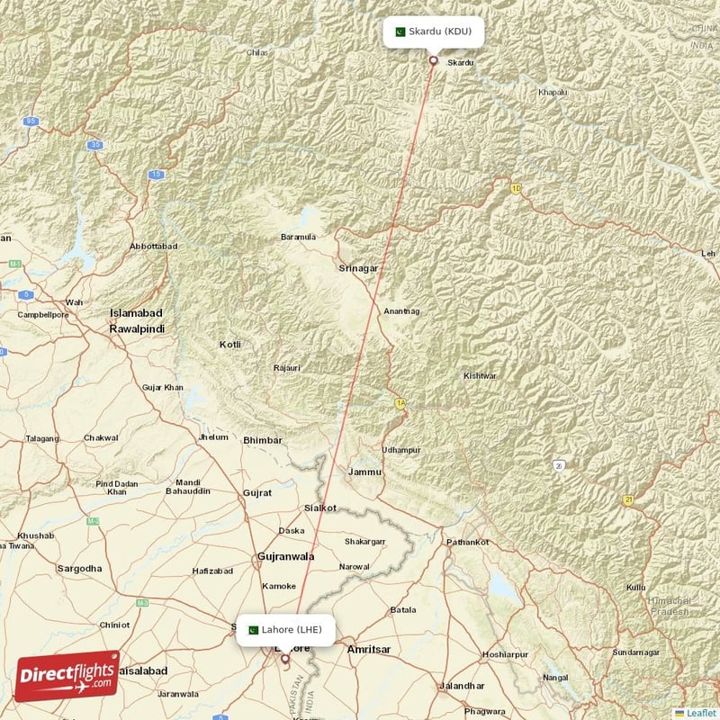Direct flights from Skardu to Lahore, KDU to LHE non-stop ...