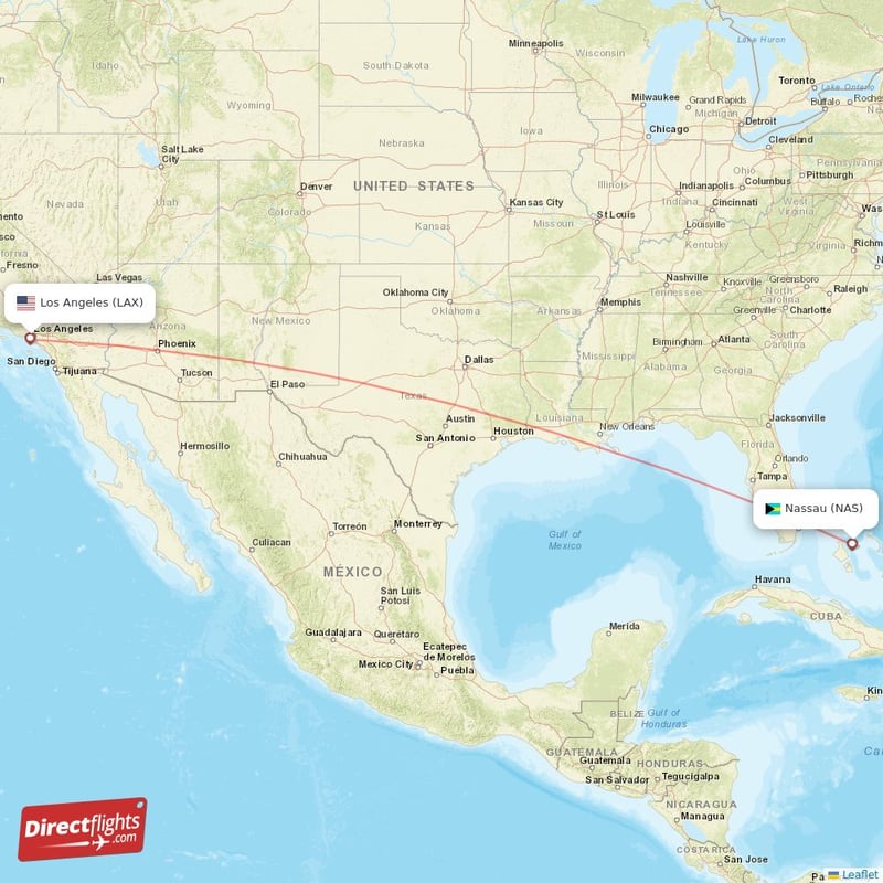 Direct flights from Los Angeles to Nassau, LAX to NAS non-stop ...