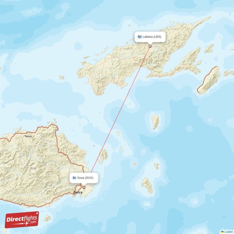 Direct flights from Labasa to Suva, LBS to SUV non-stop - Directflights.com