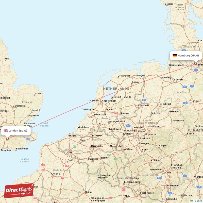 Direct flights from London to Hamburg, LGW to HAM non-stop ...