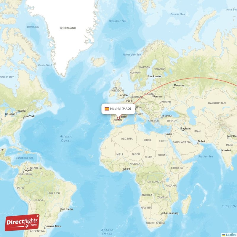 Direct flights from Madrid to Beijing, MAD to PEK non-stop ...