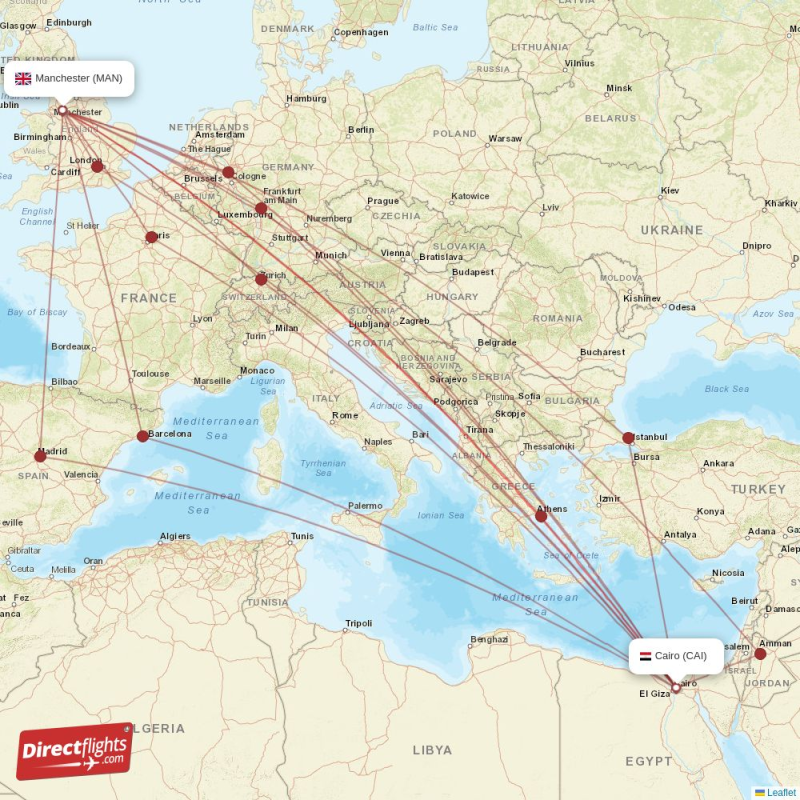 Direct flights from Manchester to Cairo, MAN to CAI non-stop ...