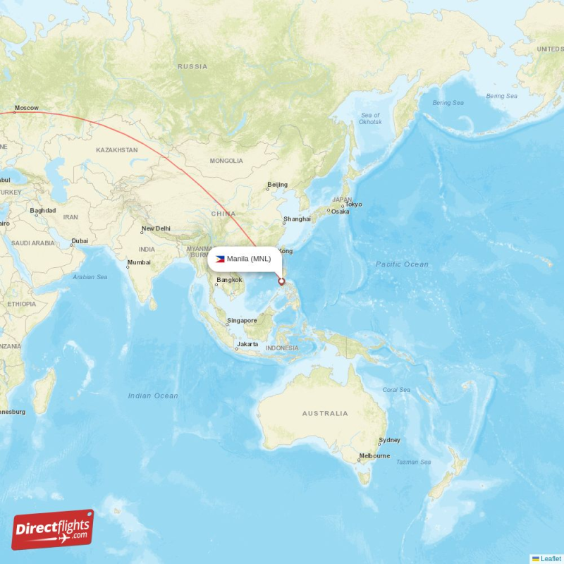 Direct flights from Manila to Paris, MNL to CDG non-stop - Directflights.com