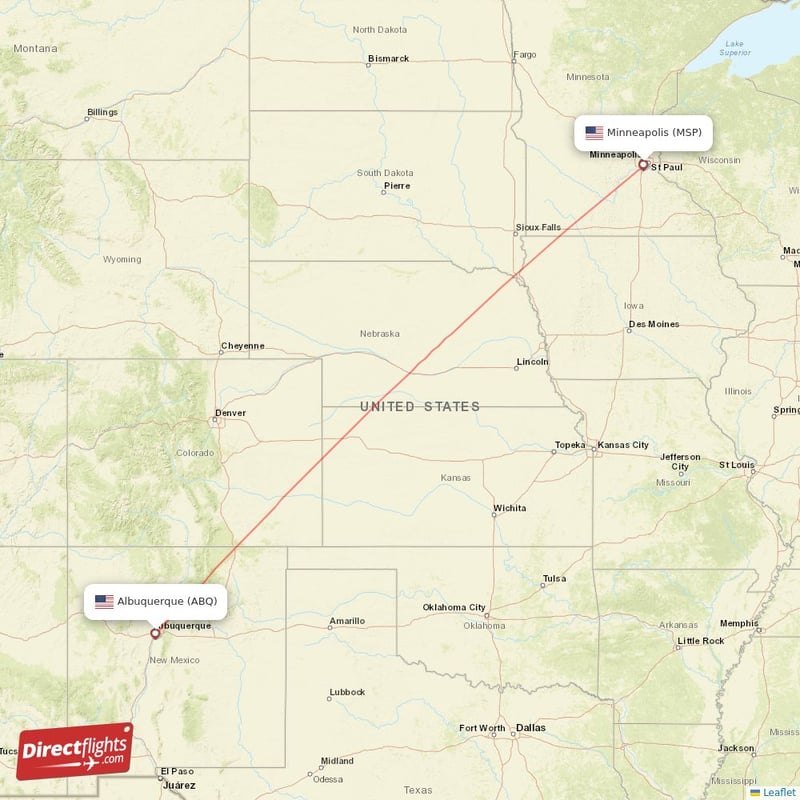 Direct flights from Minneapolis to Albuquerque, MSP to ABQ non-stop ...