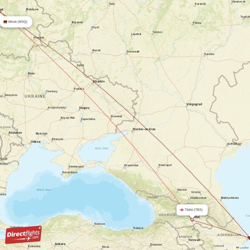 Direct flights from Minsk to Tbilisi, MSQ to TBS non-stop ...