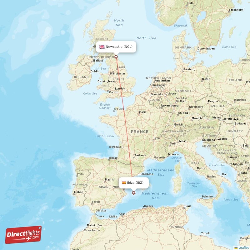 Direct flights from Newcastle to Ibiza, NCL to IBZ non-stop ...