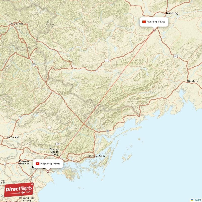 Direct flights from Haiphong to Nanning (HPH-NNG) - Directflights.com