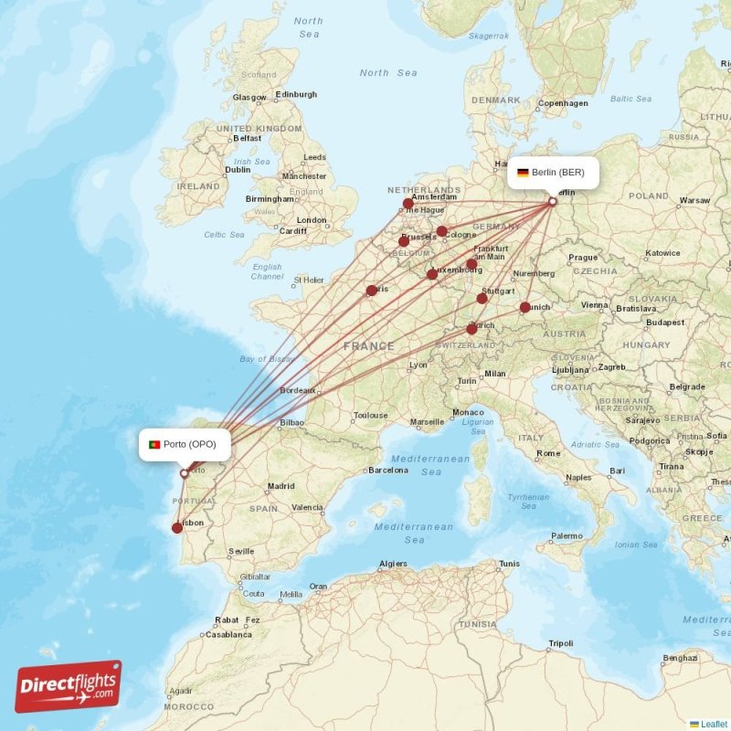 Direct flights from Porto to Berlin, OPO to BER non-stop ...