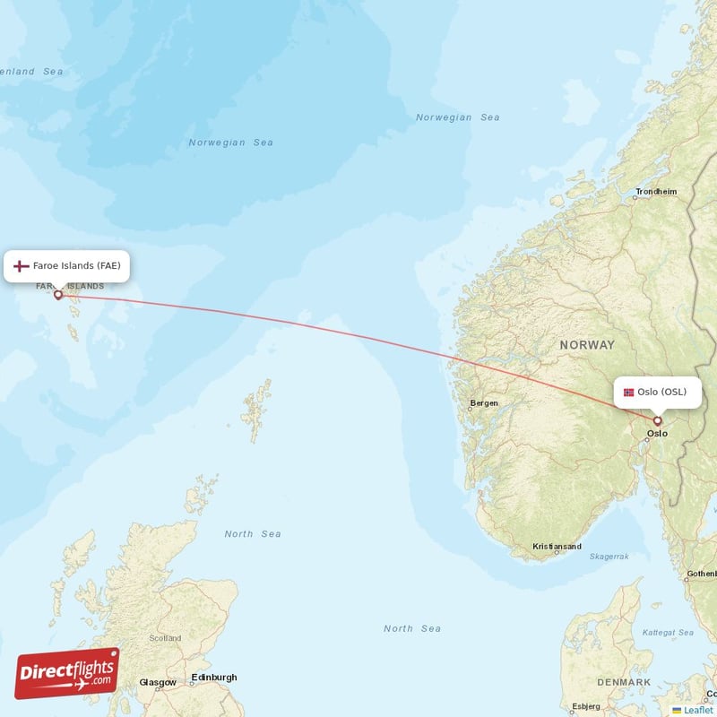 Direct flights from Oslo to Faroe Islands, OSL to FAE non-stop ...