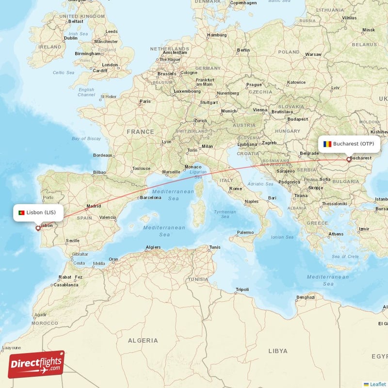 Direct flights from Bucharest to Lisbon, OTP to LIS non-stop ...