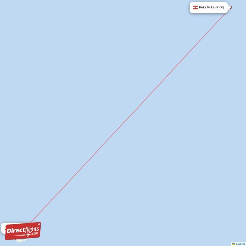 Direct flights to Puka Puka - PKP, French Polynesia - Directflights.com