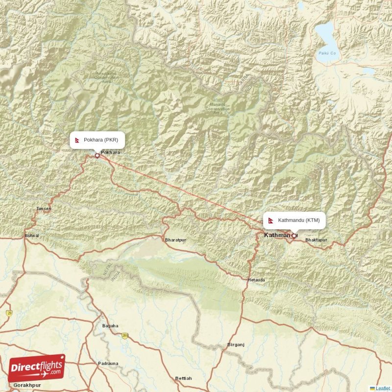 Direct flights from Pokhara to Kathmandu, PKR to KTM non-stop ...