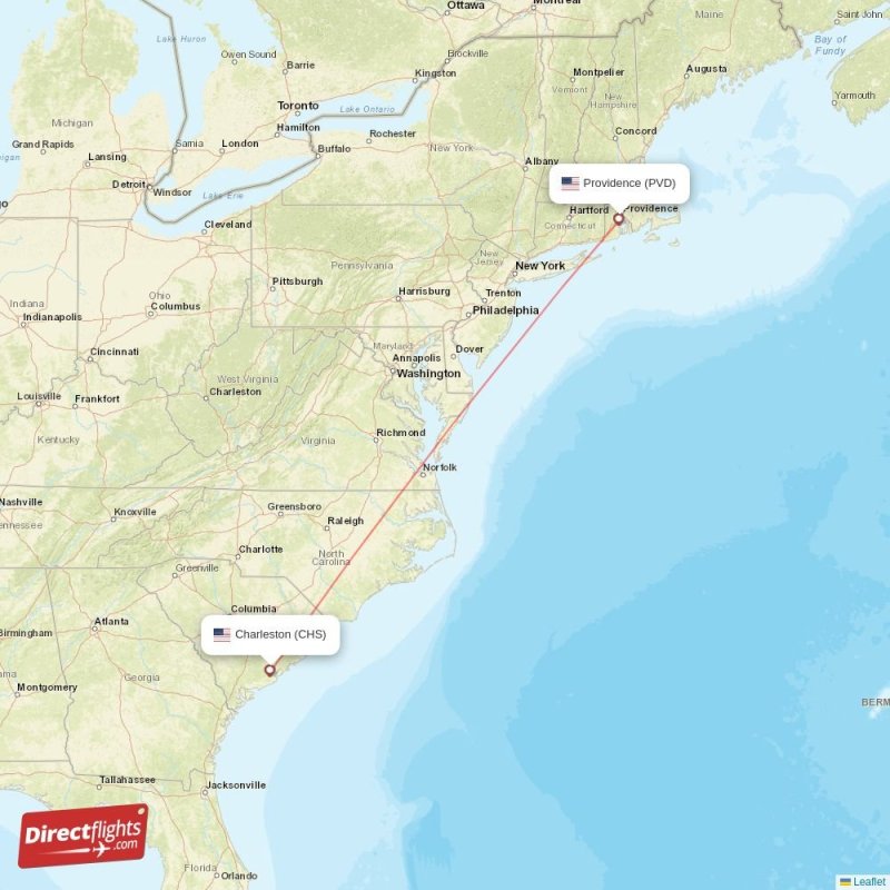 Direct flights from Providence to Charleston, PVD to CHS non-stop ...