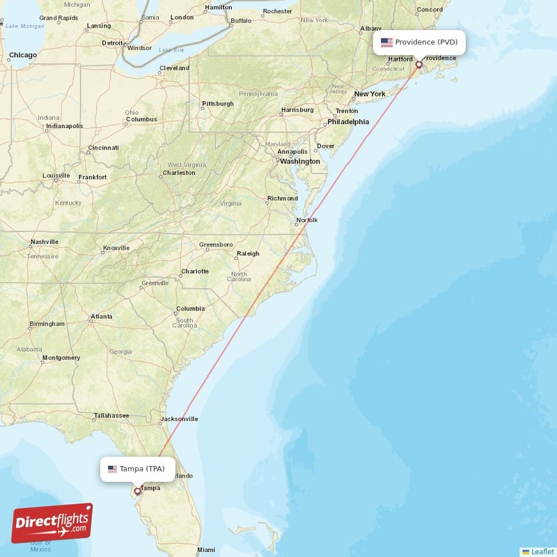 Direct flights from Providence to Tampa, PVD to TPA non-stop ...