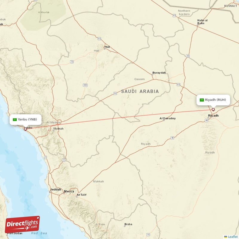 Yanbu Saudi Arabia Map