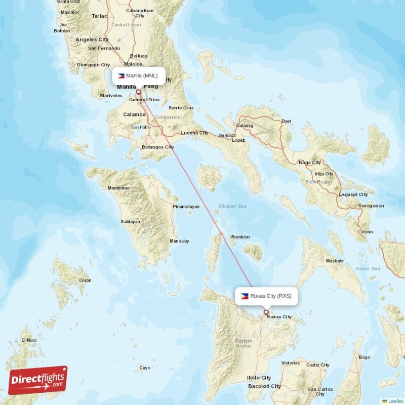 Direct flights to Roxas City - RXS, Philippines - Directflights.com