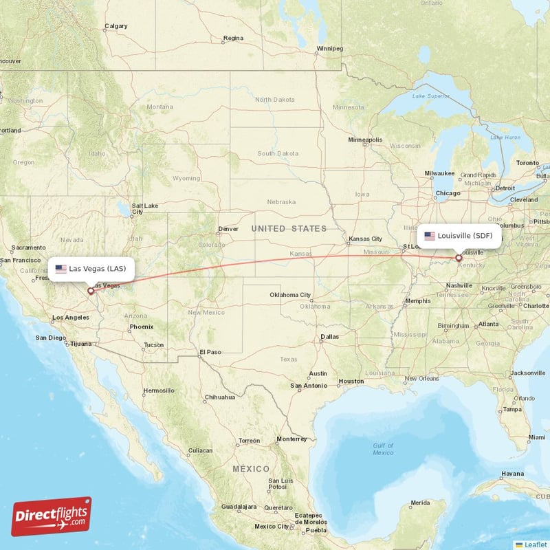Direct flights from Louisville to Las Vegas, SDF to LAS non-stop ...