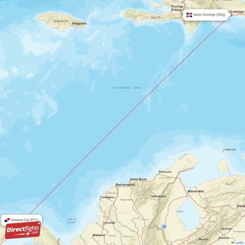 Direct flights from Santo Domingo to Panama City, SDQ to PTY non-stop ...