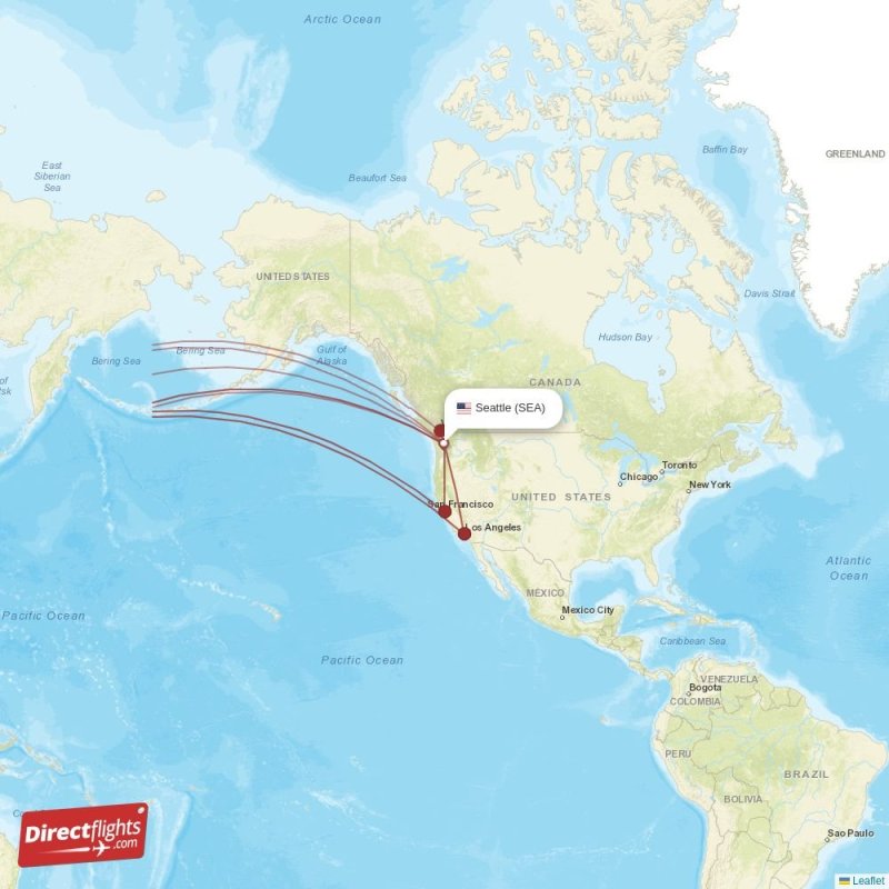 Direct flights from Seattle to Hong Kong (SEA-HKG) - Directflights.com