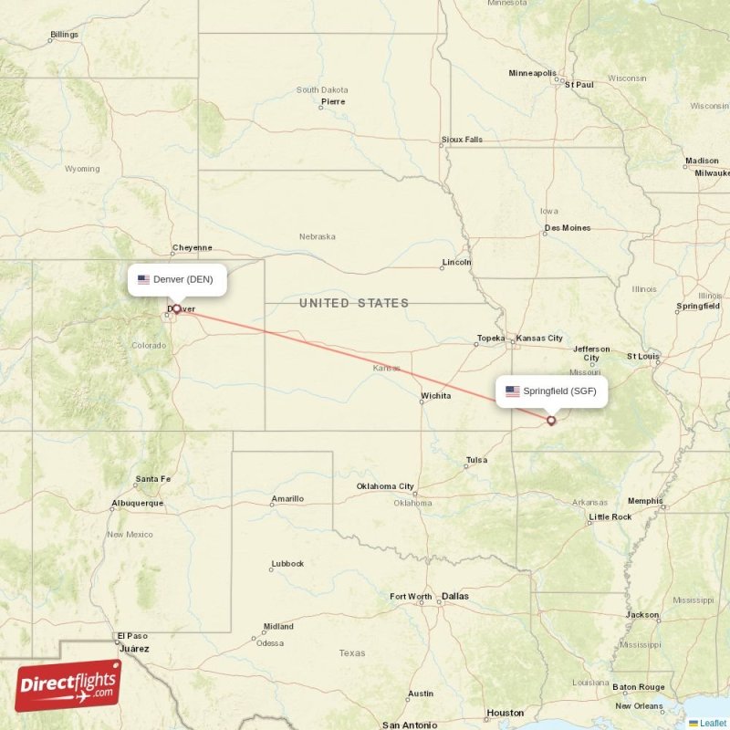 Direct flights from Springfield to Denver, SGF to DEN non-stop ...