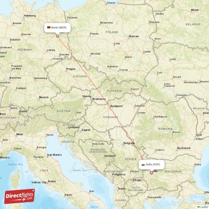 Direct flights from Sofia to Berlin, SOF to BER non-stop ...