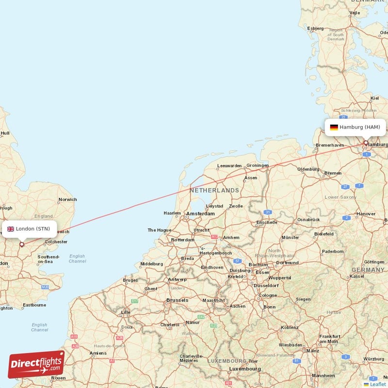 Direct flights from London to Hamburg, STN to HAM non-stop ...
