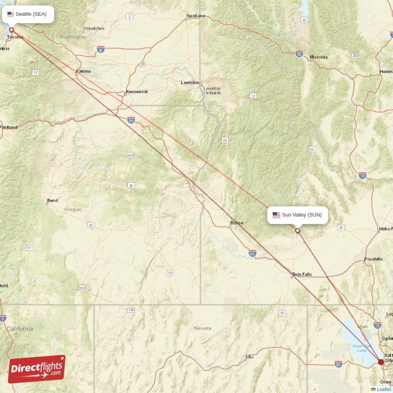Direct flights from Sun Valley to Seattle, SUN to SEA non-stop ...