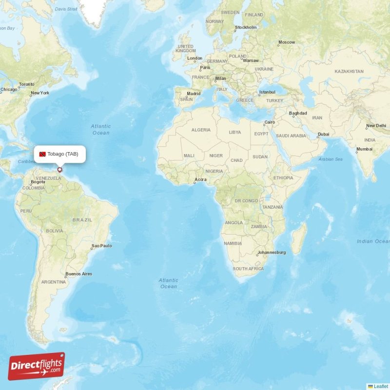 Direct flights from Tobago to Frankfurt, TAB to FRA non-stop ...