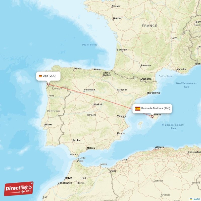 Direct flights from Vigo to Palma de Mallorca, VGO to PMI non-stop ...