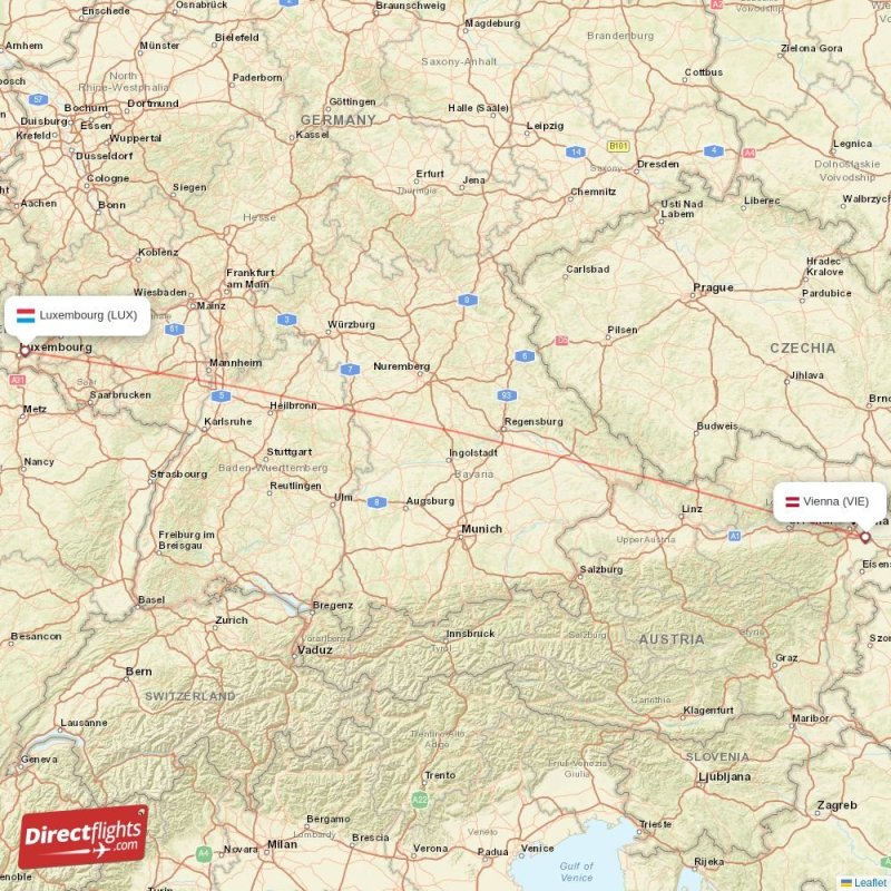 Direct flights from Vienna to Luxembourg, VIE to LUX non-stop ...