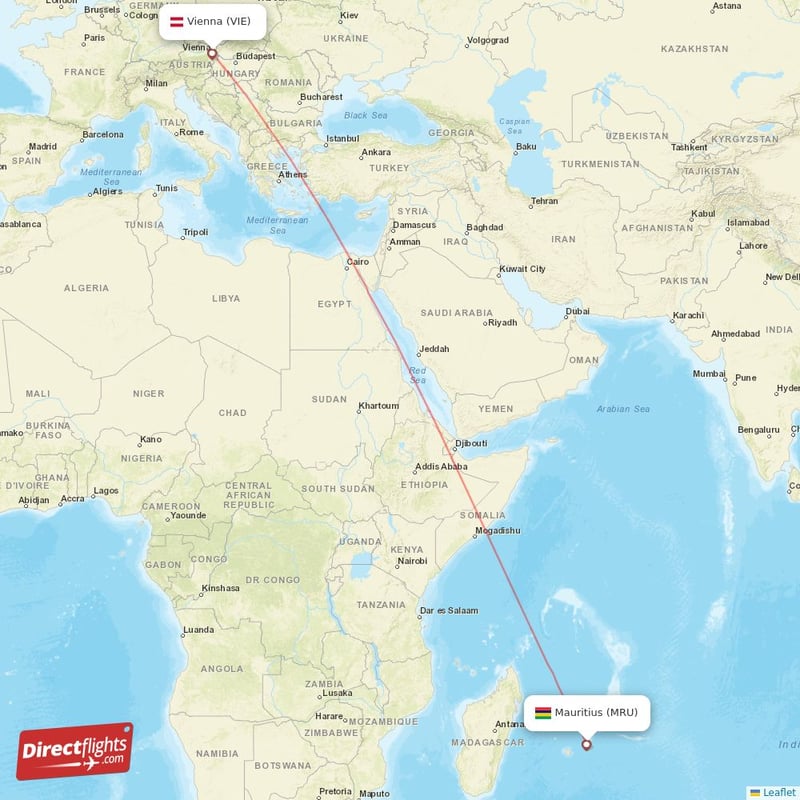 Direct flights from Vienna to Mauritius, VIE to MRU non-stop ...