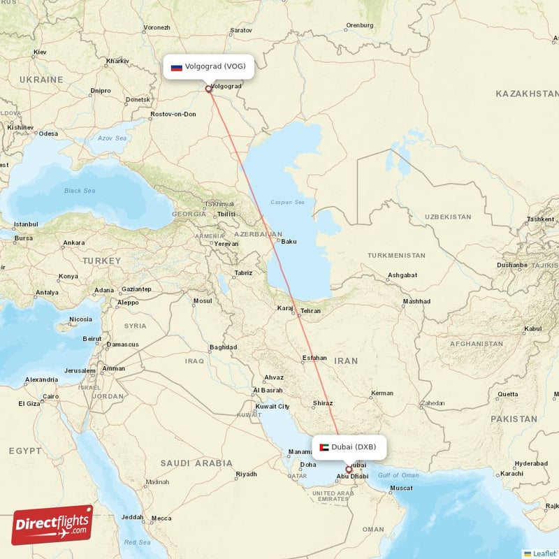 Direct flights from Volgograd to Dubai, VOG to DXB non-stop ...