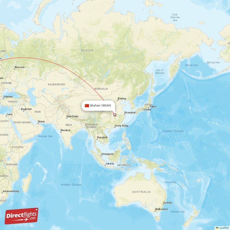 Direct flights from Wuhan to London, WUH to LHR non-stop ...